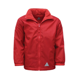 Plain Red Reversible Jacket