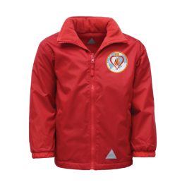 Red Sacred Heart Mistral Jacket