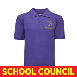 School Council Purple Polo Shirt